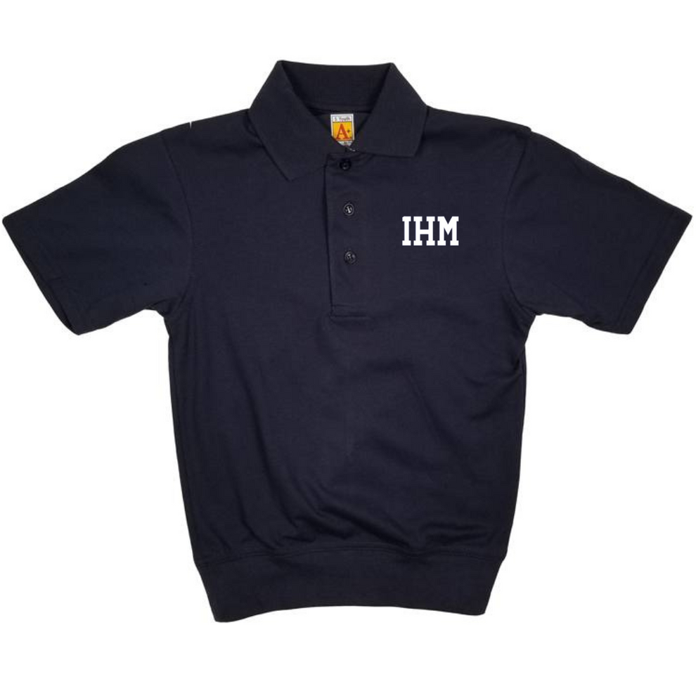 IMMACULATE MARY NAVY SS BANDED POLO (8311-IHM-DE) – Cramer's Uniforms