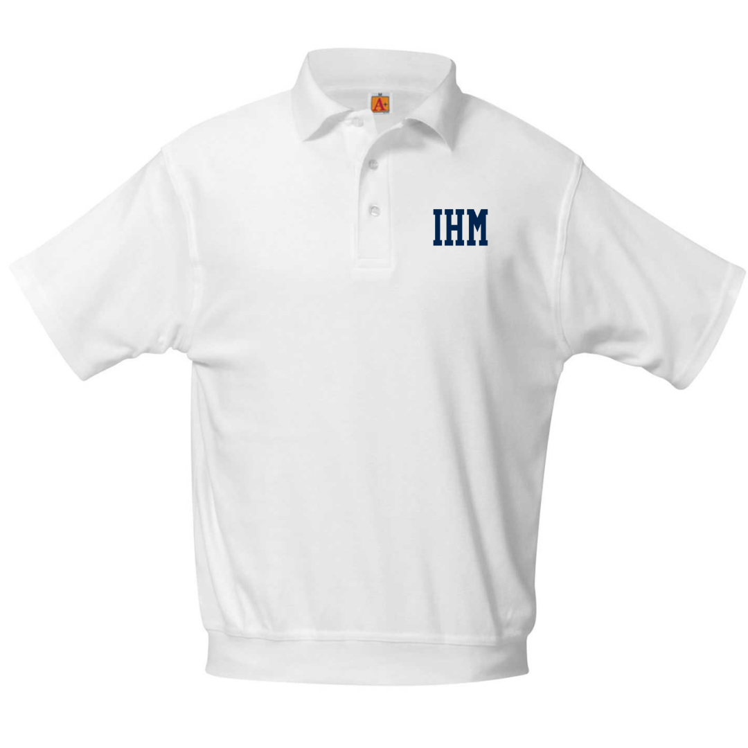 IMMACULATE MARY WHITE SS BANDED POLO (8311-IHM-DE) – Cramer's Uniforms