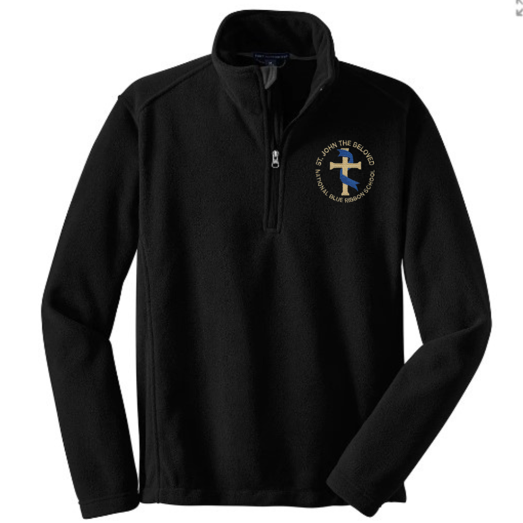 ST. JOHN THE BELOVED QUARTER ZIP FLEECE (1000SJB-DE) – Cramer's Uniforms